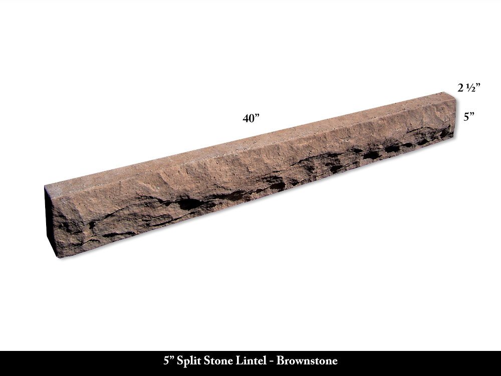 Coronado Stone Products - 5" Chiseled Stone Lintel